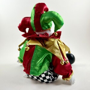 Vintage 1980s East West Distributing Co Hand Painted Jester Clown ...