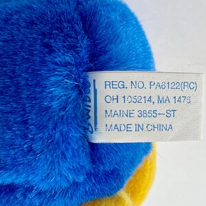 Vintage Copyright 1994 MJC - Swibco Puffkins - Jake the Blue Jay Plush ...