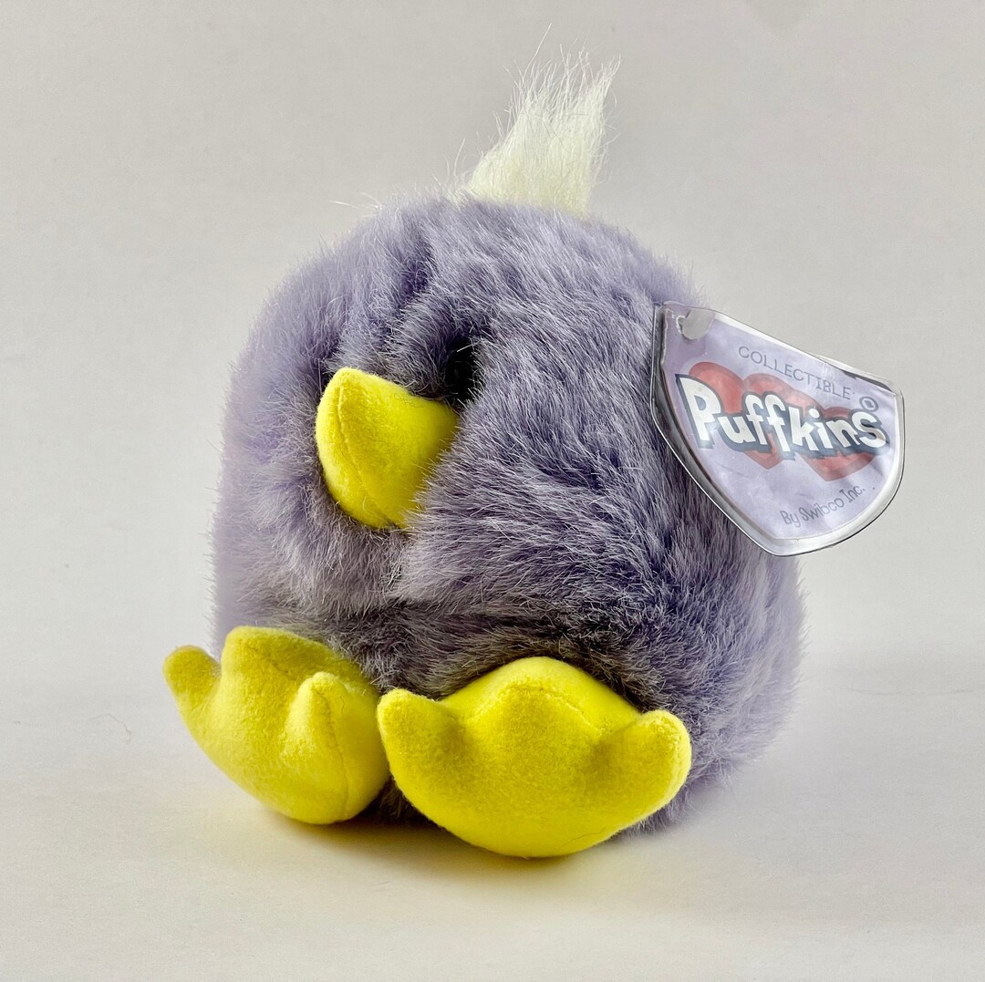Vintage Copyright 1994 MJC - Swibco Puffkins - Chickity the Purple ...