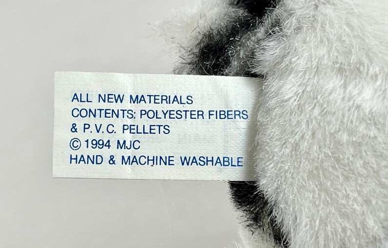 Vintage Copyright 1994 MJC Swibco Puffkins Tasha the Tiger - Etsy