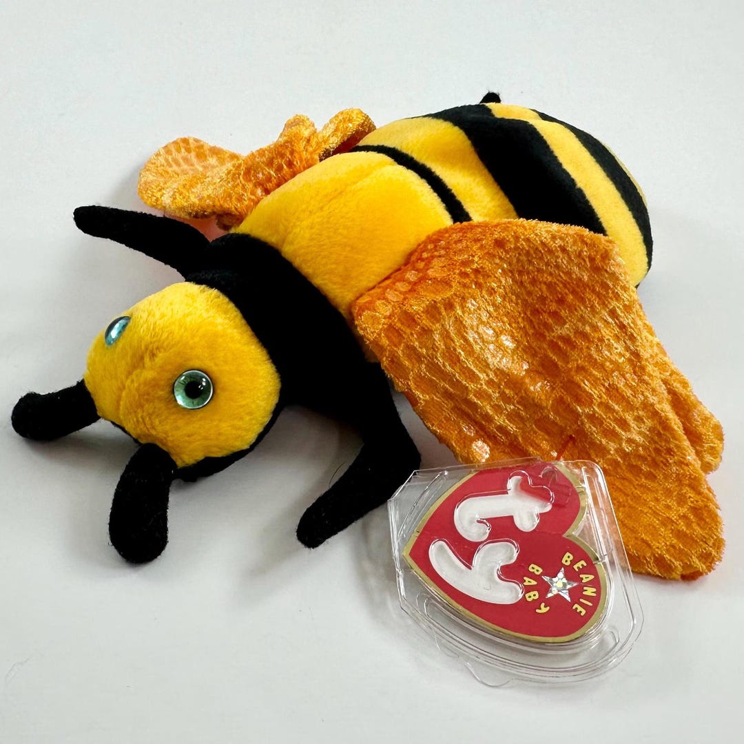 Vintage TY Beanie Baby - Buzzie the Bee - 2001 Collectible - Etsy