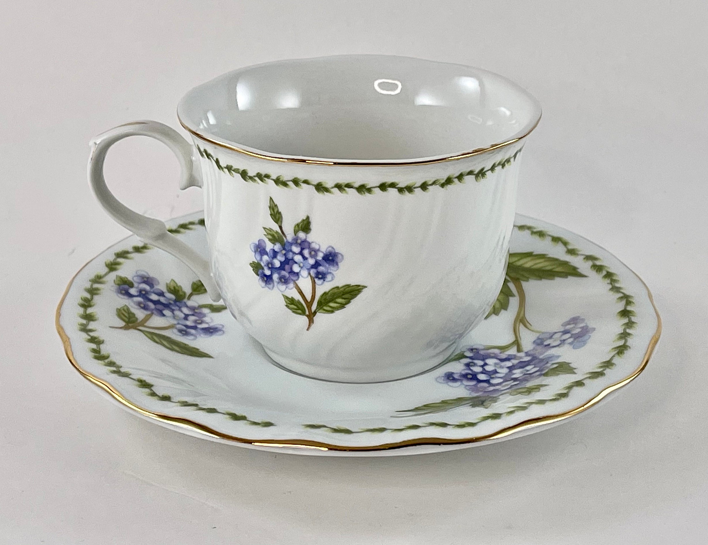 Vintage 1980s Truly Tasteful Fine China Purple Lilac Fine | Etsy