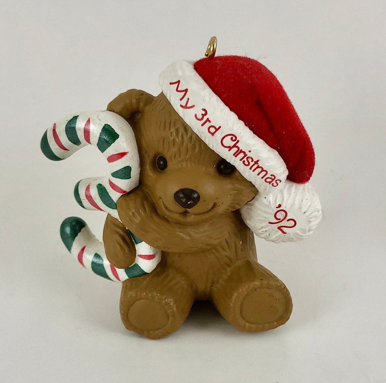 Vintage 1992 Hallmark Keepsake Christmas Tree Ornament - My 3rd ...