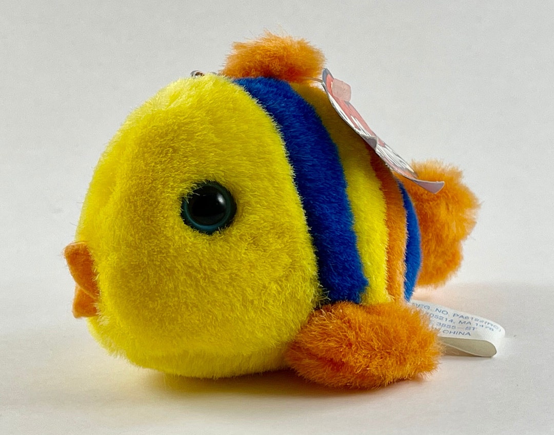 Vintage Copyright 1994 MJC - Swibco Puffkins - Jules the Striped Fish ...
