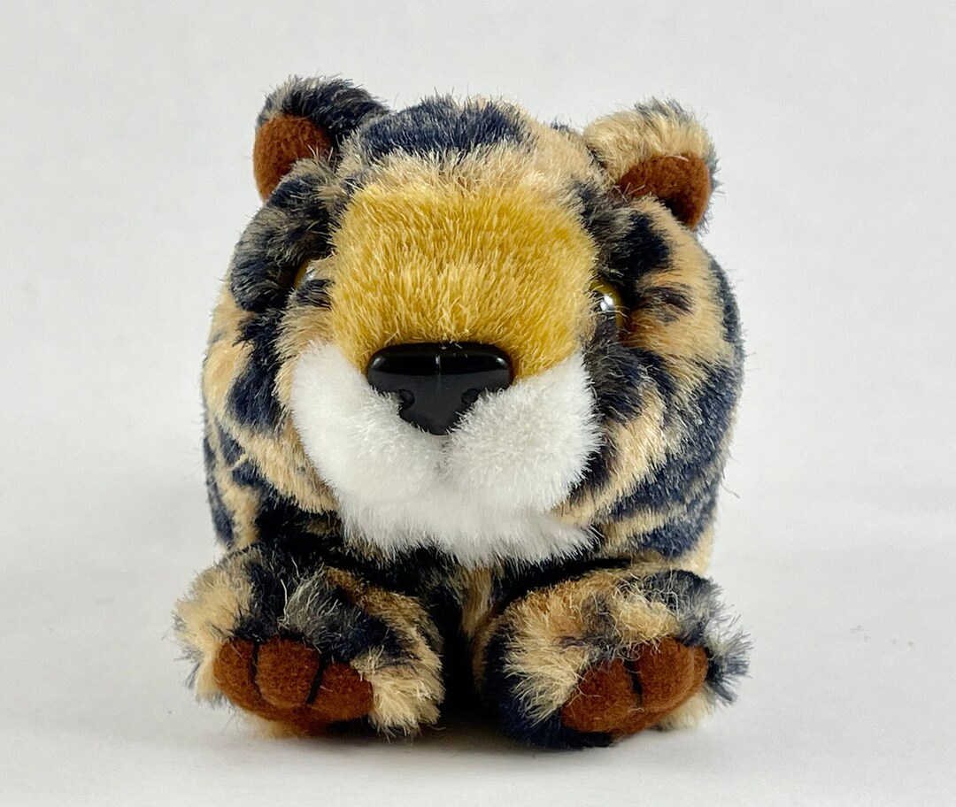 Vintage Copyright 1994 MJC - Swibco Puffkins - Lenny the Leopard Plush ...