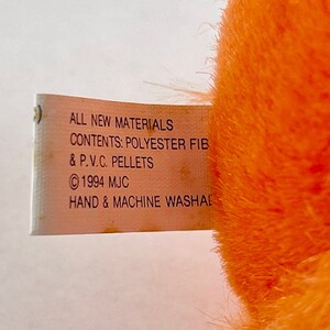 Vintage Copyright 1994 MJC - Swibco Puffkins - Omar the Orangutang ...