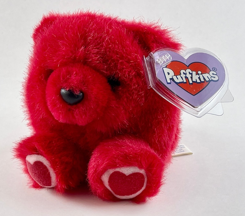 Vintage Copyright 1994 MJC Swibco Puffkins Kisses the Red - Etsy