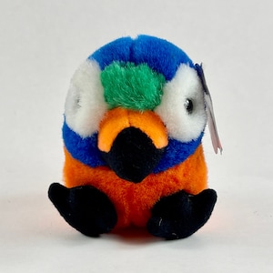Vintage Copyright 1994 MJC Swibco Puffkins Squawk the Parrot Plush ...