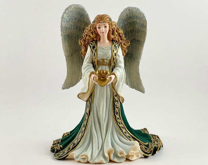 Vintage 1990s the Hamilton Collection - Emerald Isle Angel Collection ...