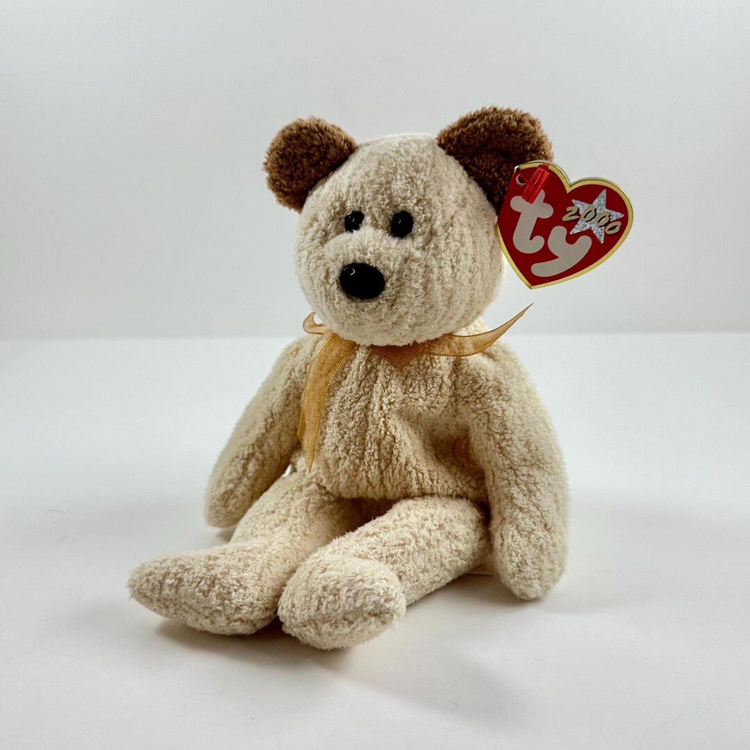 Vintage 2000 TY Beanie Baby - Huggy Bear - 9th Gen Tush Tag - Etsy