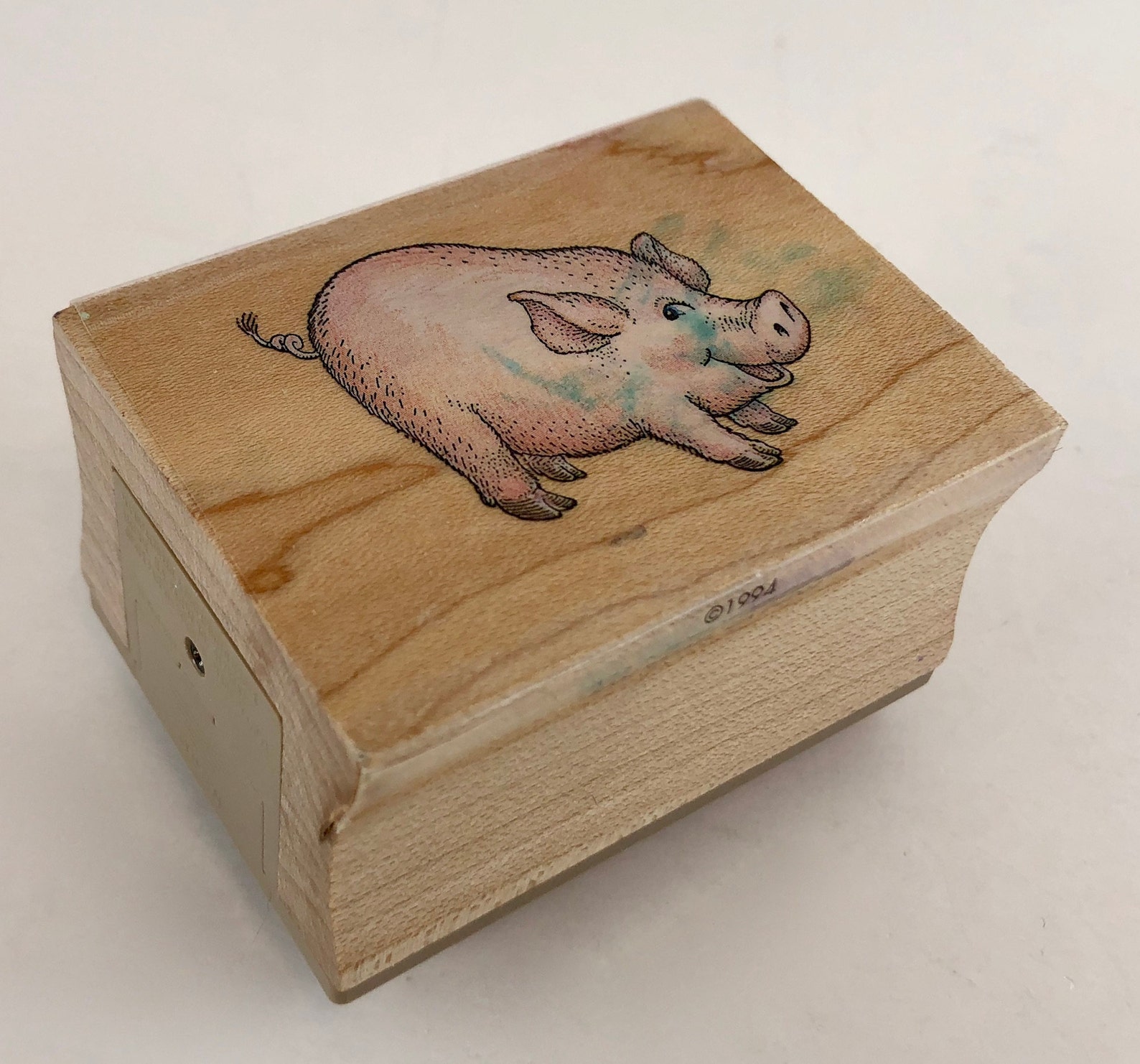 Vintage 1994 All Night Media Talking Stamps Pig Rubber - Etsy