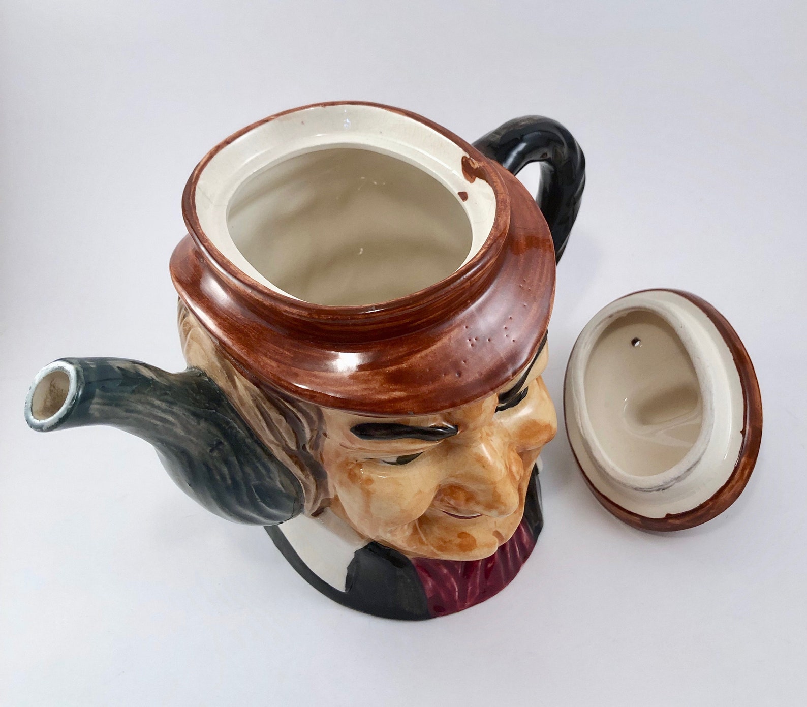 Vintage 1950s Toby Character Teapot W/lid Made in Japan FREE - Etsy