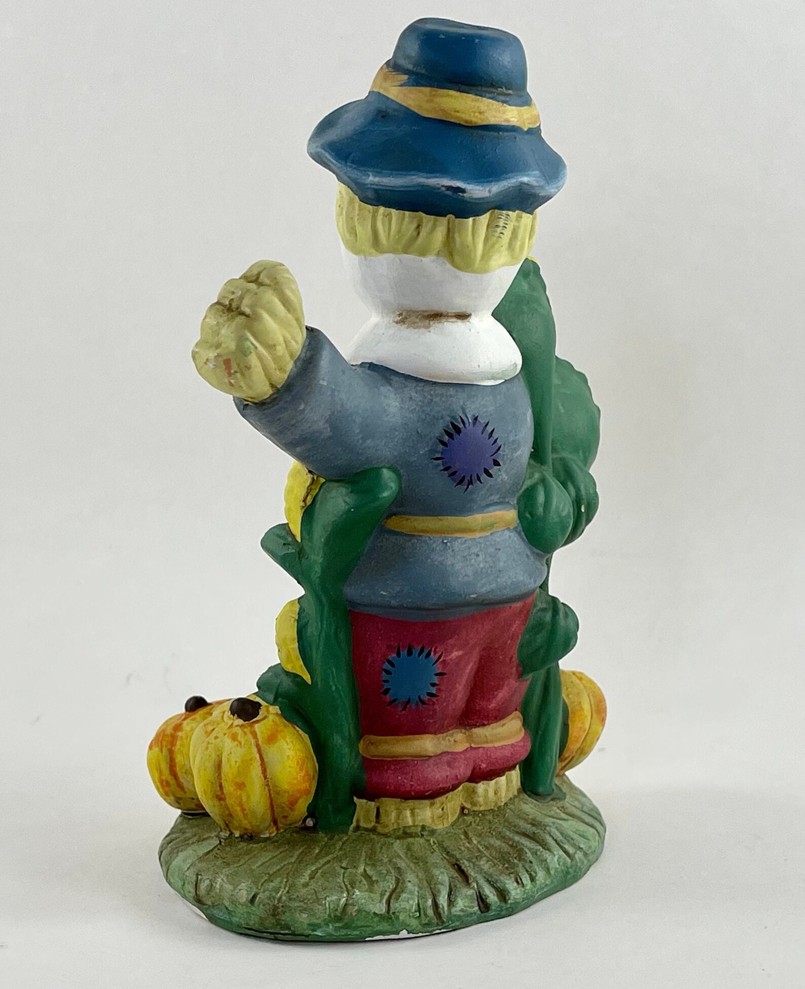Vintage 1980s Ceramic Friendly Waving Scarecrow Halloween - Etsy