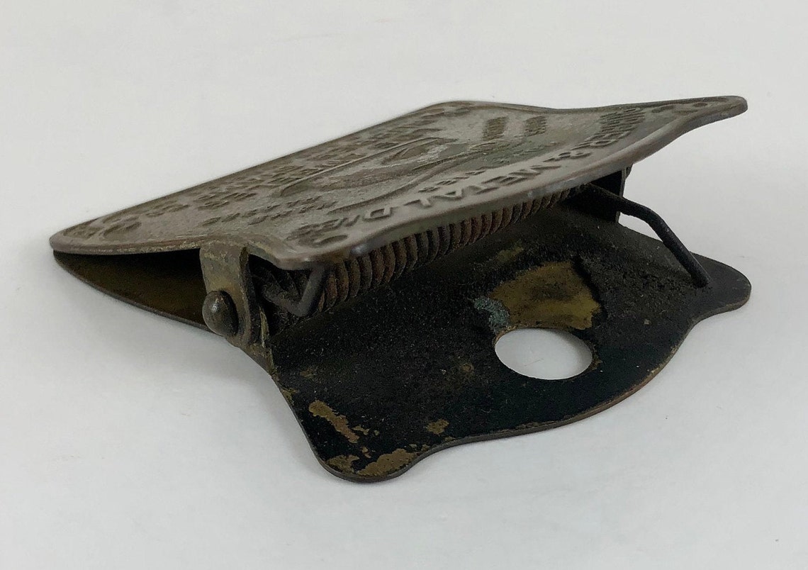 Vintage 1920s Los Angeles Rubber Stamp Co Brass Paper Clamp - Etsy