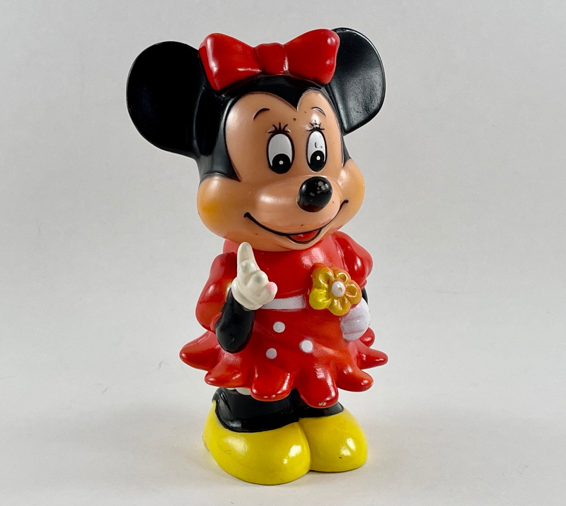 Vintage 1970s Walt Disney Productions - Minnie Mouse Plastic Bank - Etsy