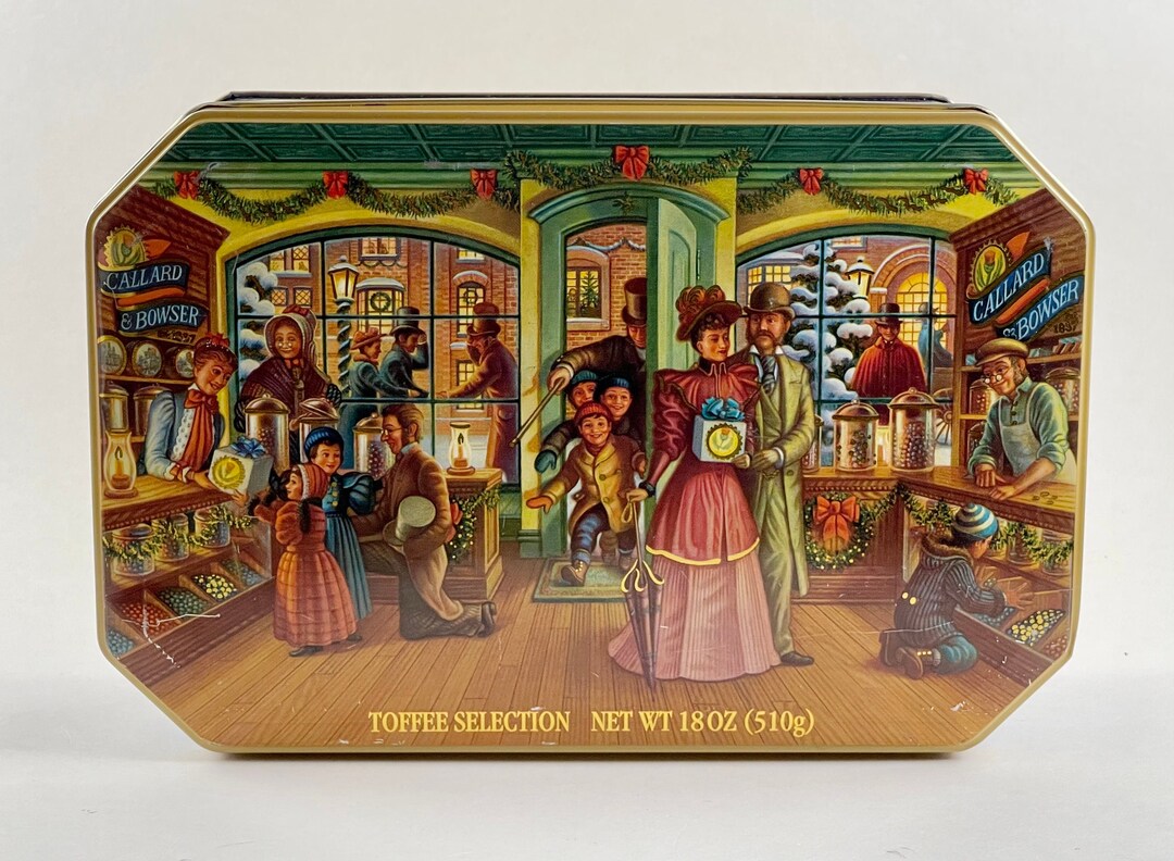 Vintage 1997 Limited Edition Callard & Bowser's Holiday Tin - Early ...