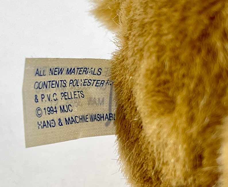 Vintage Copyright 1994 MJC Swibco Puffkins Amber the Tan - Etsy