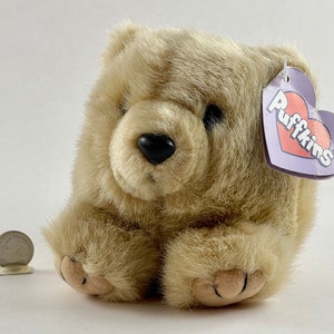 Vintage Copyright 1994 MJC - Swibco Puffkins - Honey the Bear Plush ...