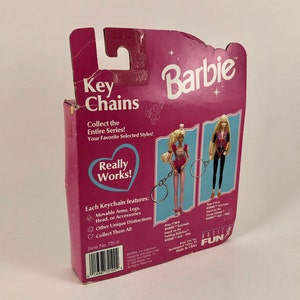 Vintage 1996 Basic Fun Barbie Key Chains Ocean Friends Barbie Doll Item ...
