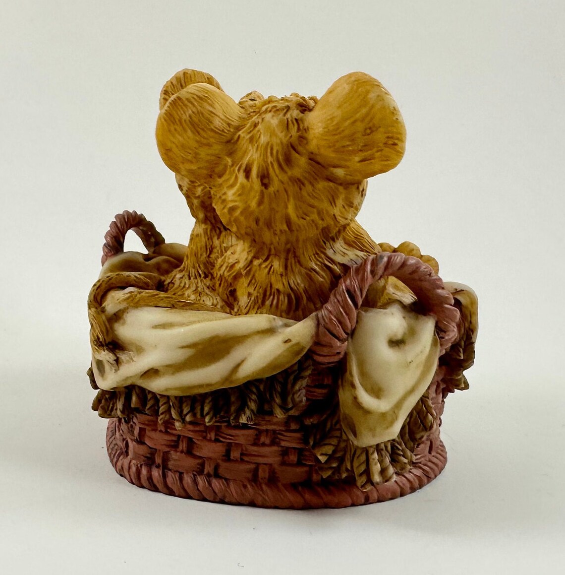 Vintage 1990s Hand Painted Mice Sitting in A Pink Heart Shaped - Etsy