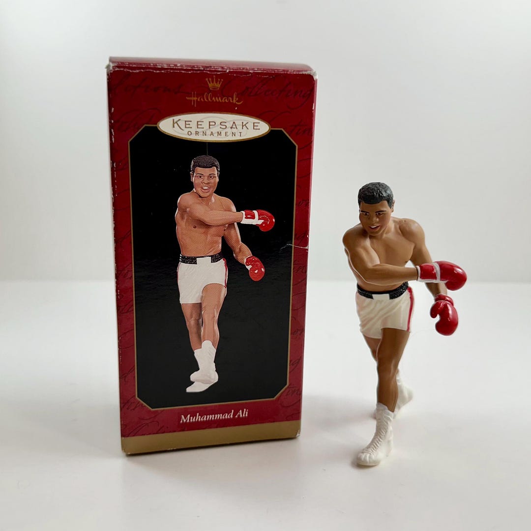 Vintage 1999 Hallmark Keepsake Christmas Tree Ornament - Muhammad Ali ...