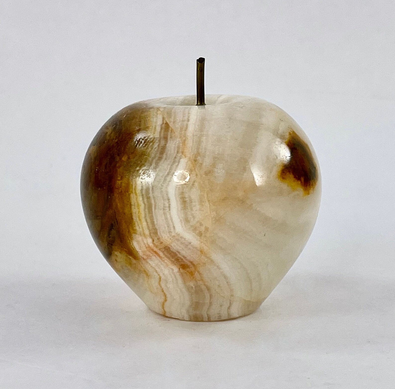 Vintage 1970s Small Marble Apple Free Shipping - Etsy