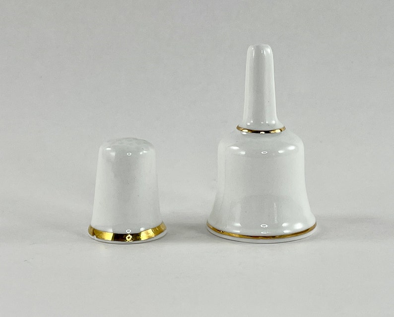 Vintage 1980s Alton Towers Collectible Souvenir Thimble & Bell | Etsy