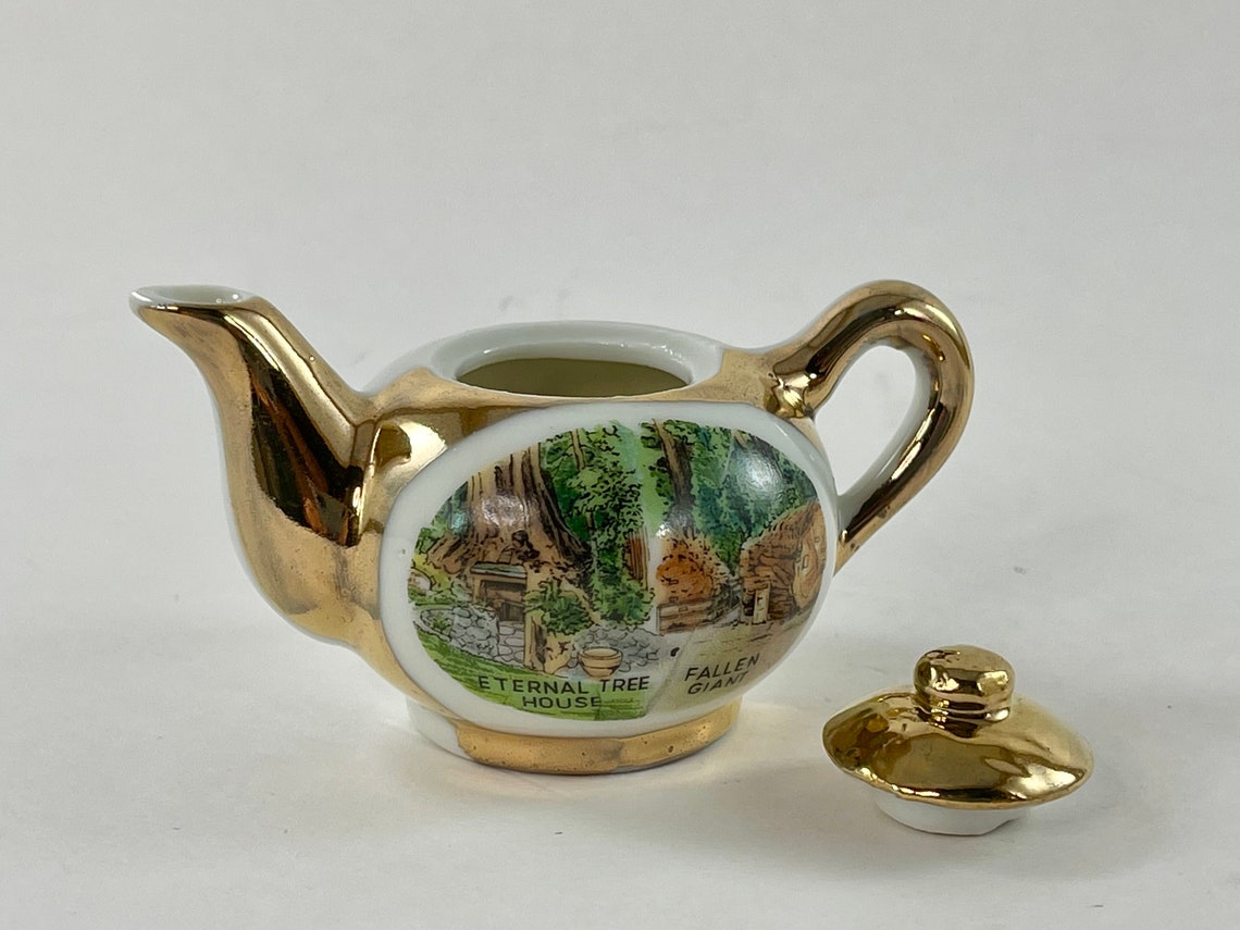 Vintage 1950s Miniature California Redwoods Souvenir Teapot - Etsy