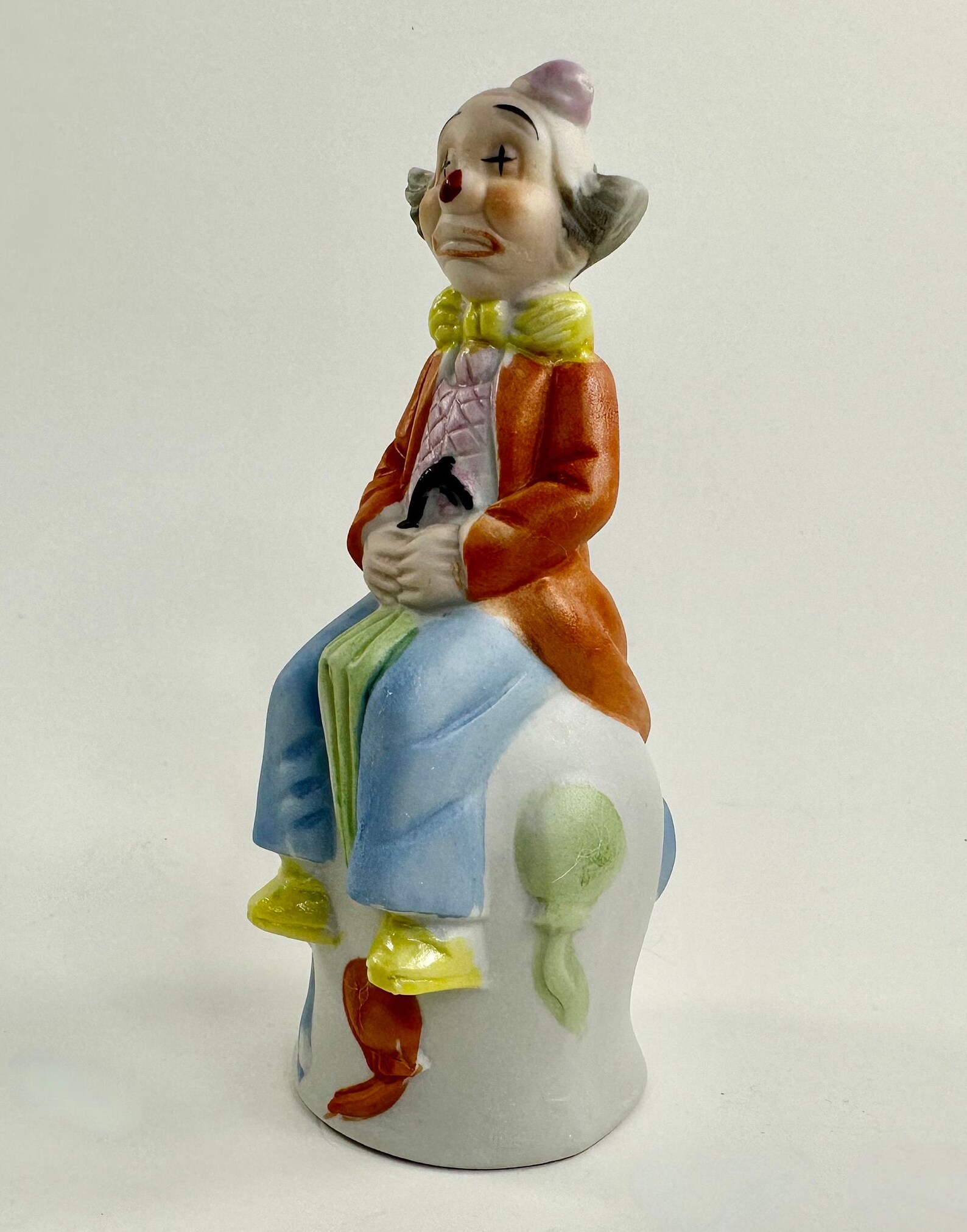 Vintage 1970s Albert E Price Products - Hand Painted Sad Clown Bisque ...