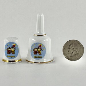 Vintage 1980s Alton Towers Collectible Souvenir Thimble & Bell ...