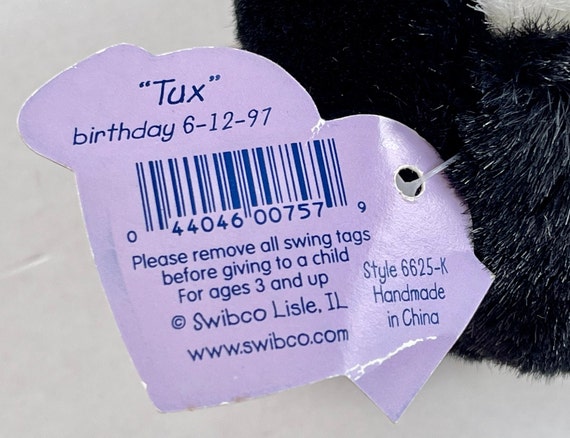 Vintage Copyright 1994 MJC - Swibco Puffkins - Tux Th… - Gem