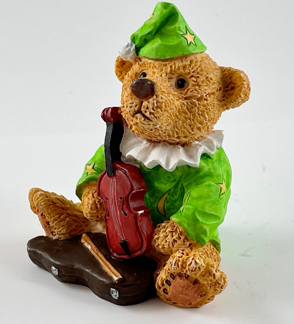 Vintage 1995 Take Me Home Teddies Jester Jim Violin Player - Etsy