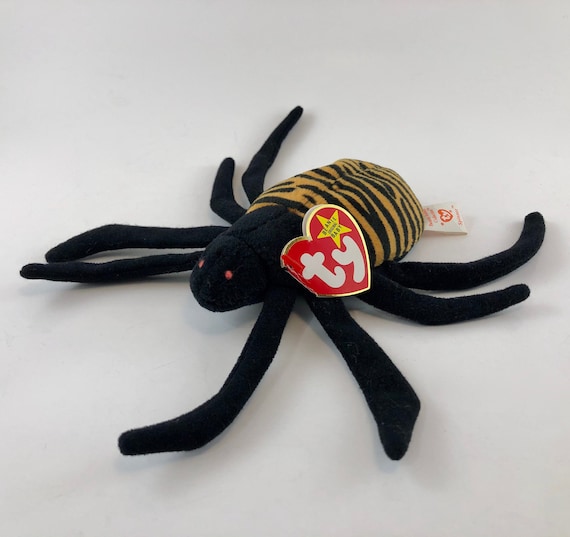 Vintage 1996 TY Beanie Babies Collection Spinner the Spider - Etsy