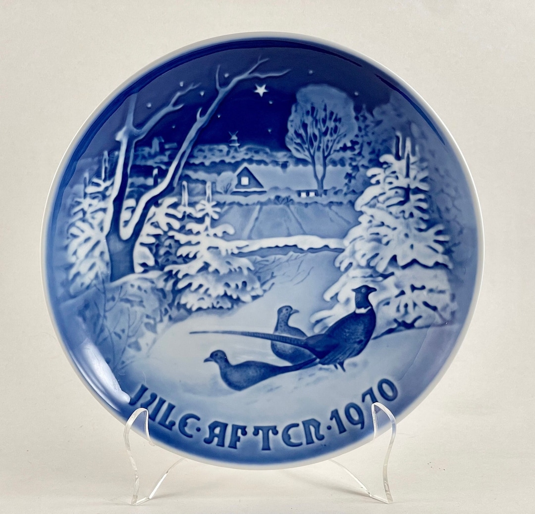 Vintage 1970 B&G - Annual "jule Aften" (christmas Eve) Porcelain ...