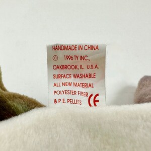 Vintage Copyright 1996 TY Beanie Babies Collection Claude the Crab ...