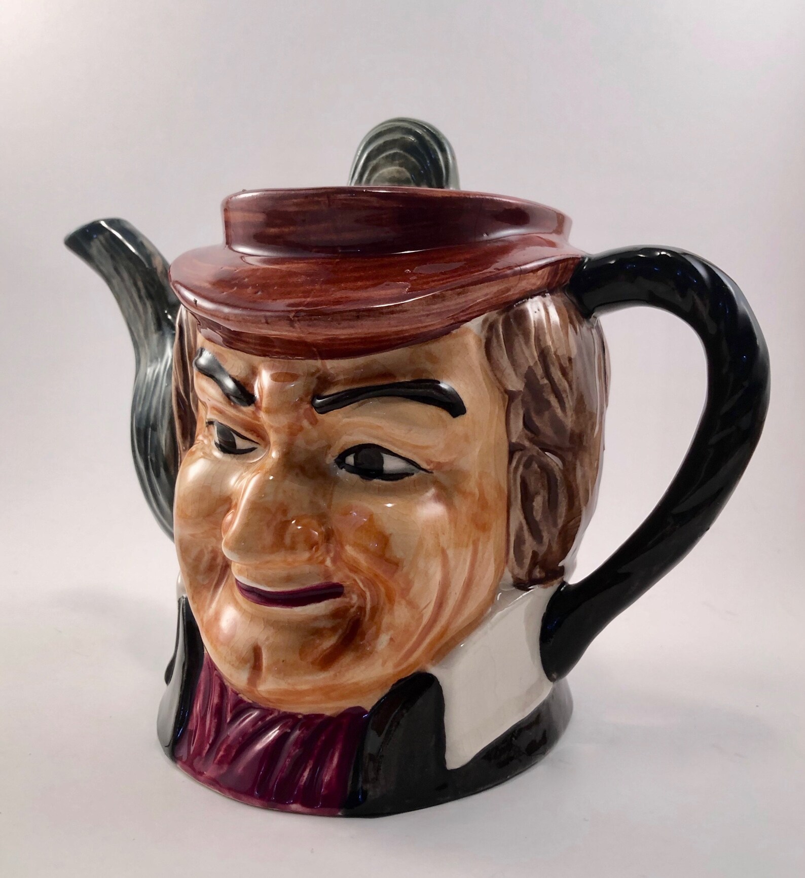 Vintage 1950s Toby Character Teapot W/lid Made in Japan FREE - Etsy