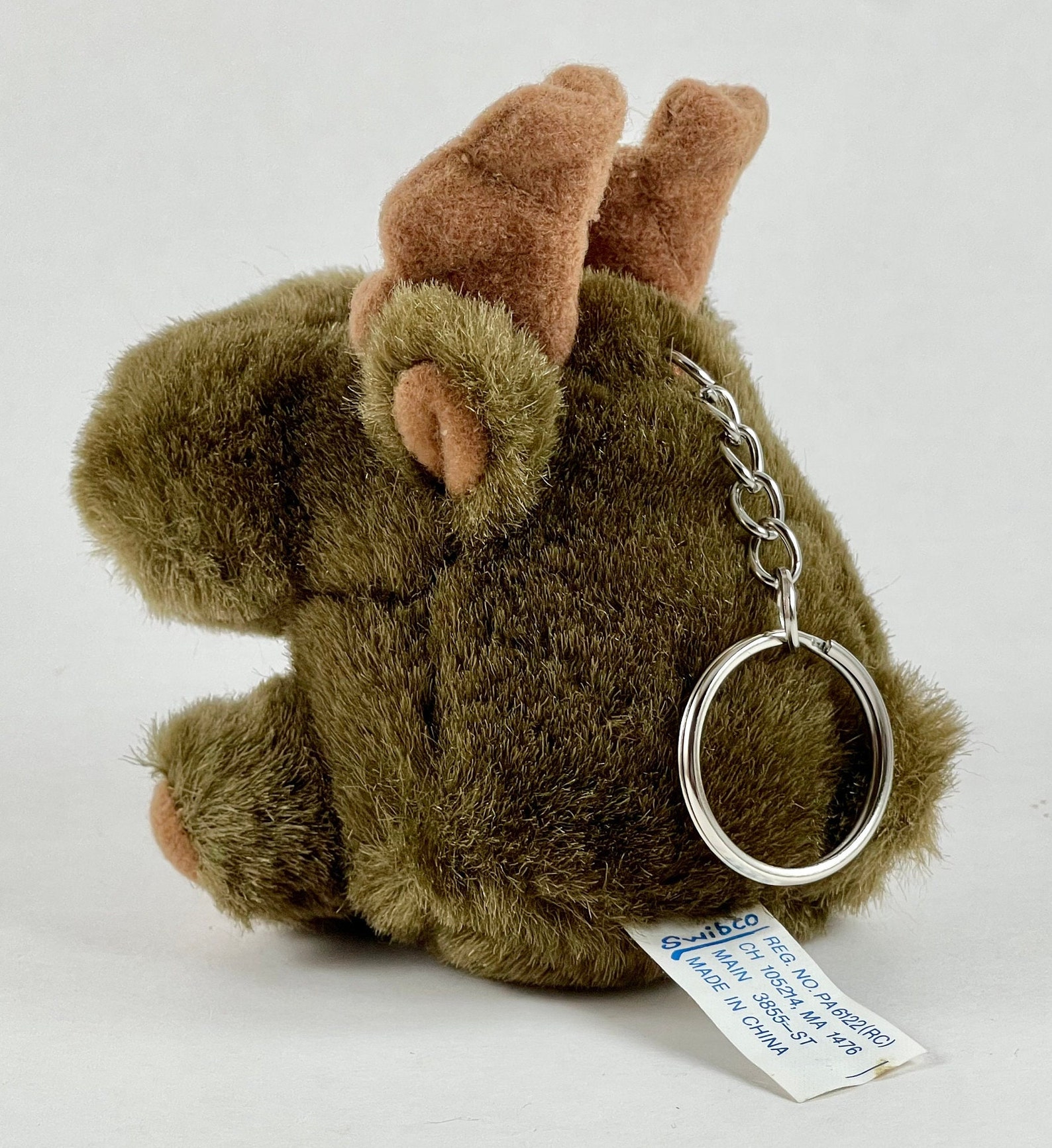 Vintage 1994 Puffkins Gus the Moose Plush Keychain - Etsy