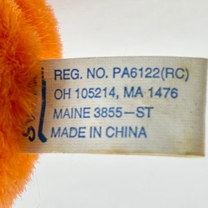 Vintage Copyright 1994 MJC Swibco Puffkins Squawk the Parrot Plush ...