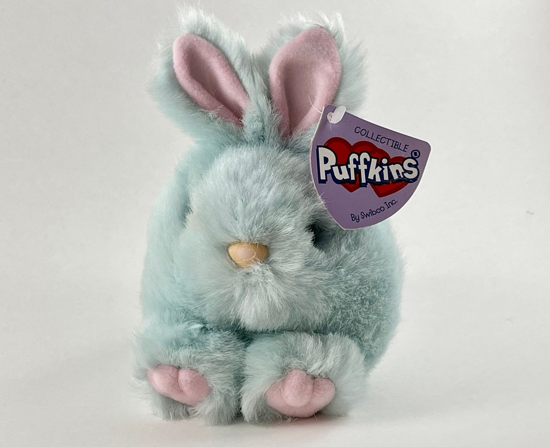 Vintage Copyright 1994 MJC - Swibco Puffkins - Buddy the Rabbit Limited ...