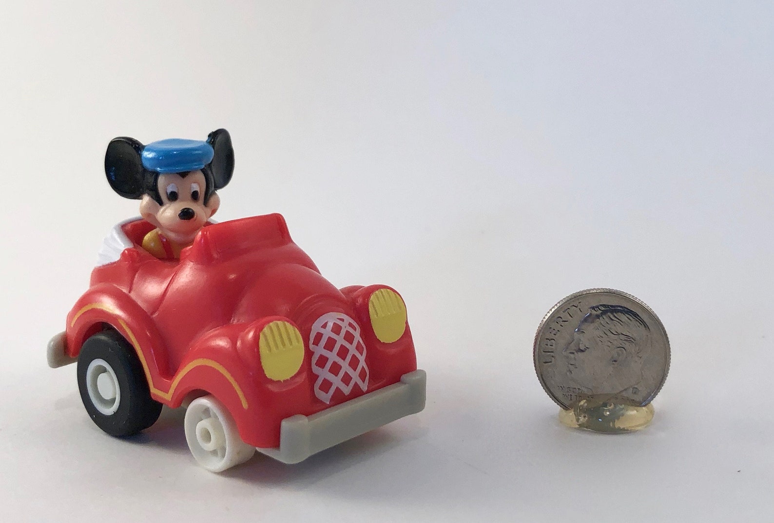 Vintage 1988 Mickey Mouse Red Car: Mcdonald's Collectible Toy - Etsy
