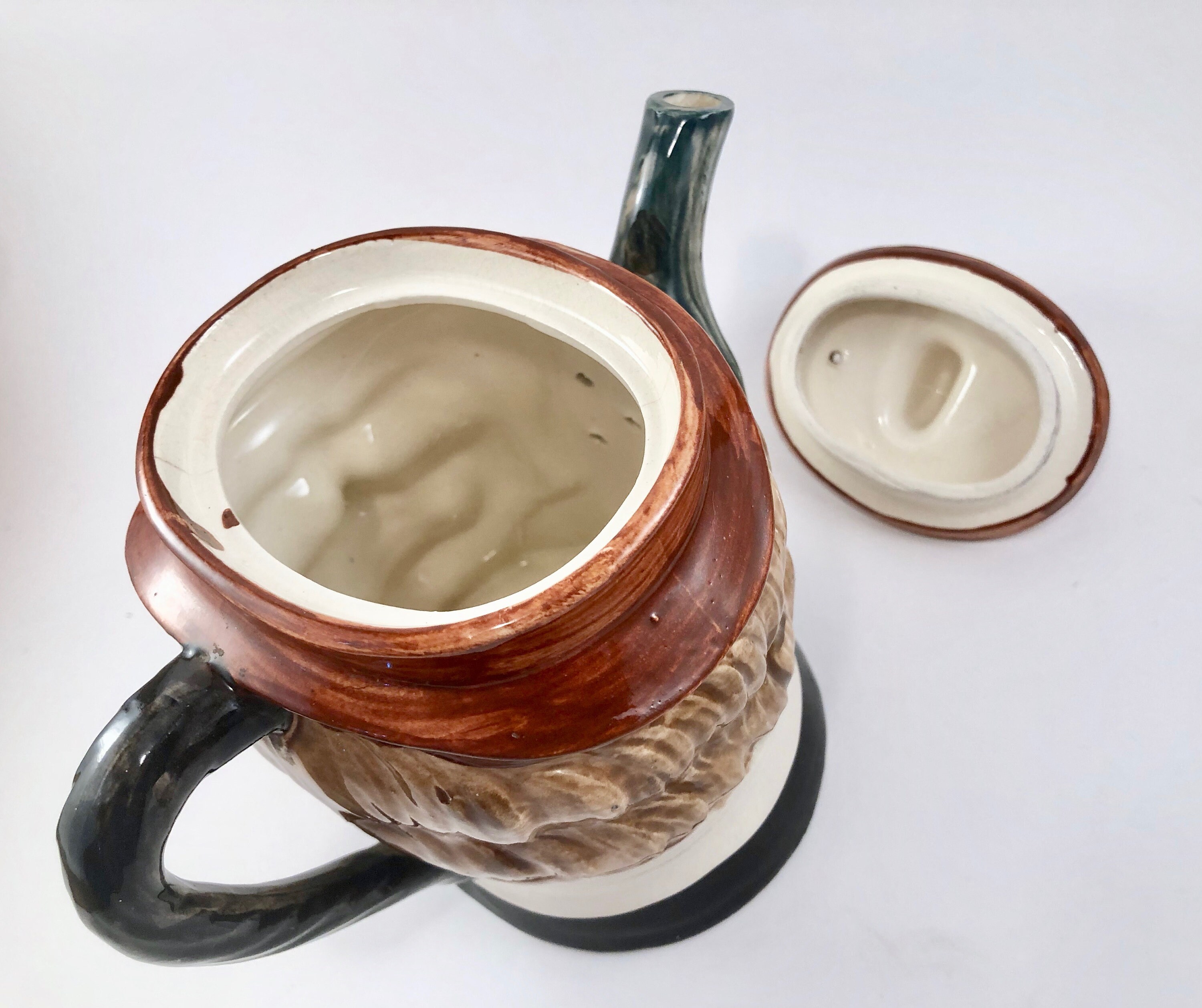 Vintage 1950s Toby Character Teapot w/Lid Made in Japan FREE | Etsy