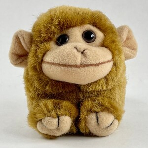 Vintage Copyright 1994 MJC - Swibco Puffkins - Amber the Tan Monkey ...