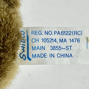 Vintage Copyright 1994 MJC - Swibco Puffkins - Gus the Moose Plush ...