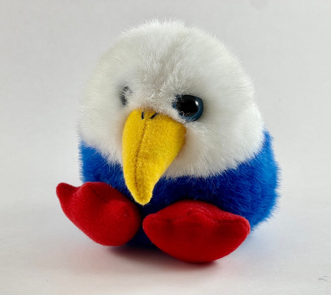 Vintage Copyright 1994 MJC - Swibco Puffkins - Patriot the Bald Eagle ...