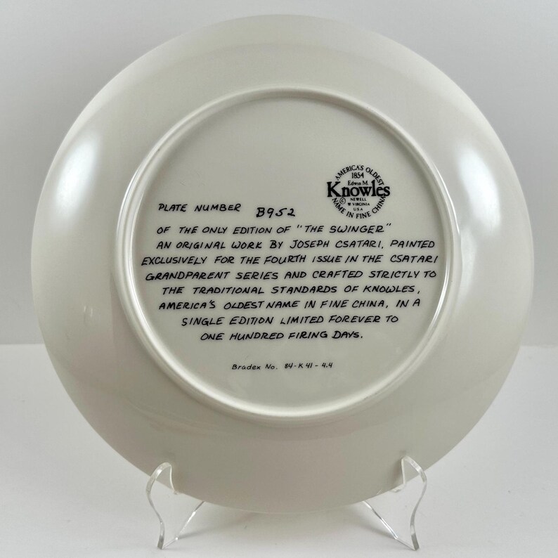 Vintage 1983 Bradford Exchange - Knowles - the Csatari Grandparent ...