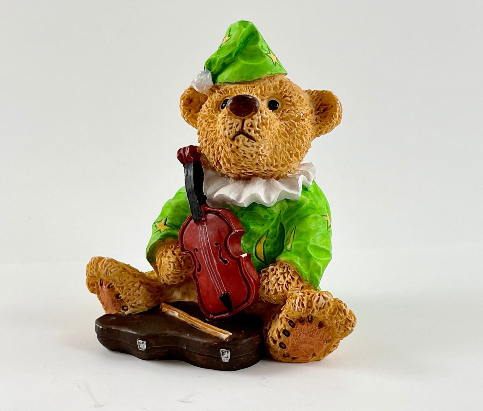 Vintage 1995 Take Me Home Teddies Jester Jim Violin Player - Etsy