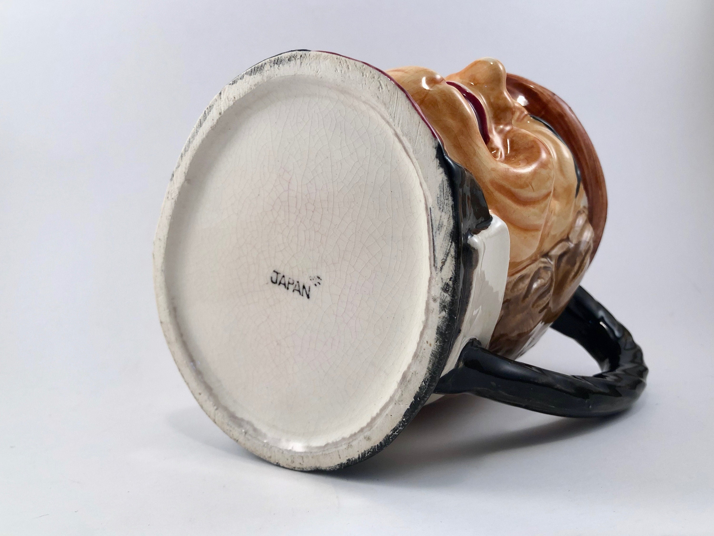 Vintage 1950s Toby Character Teapot w/Lid Made in Japan FREE | Etsy