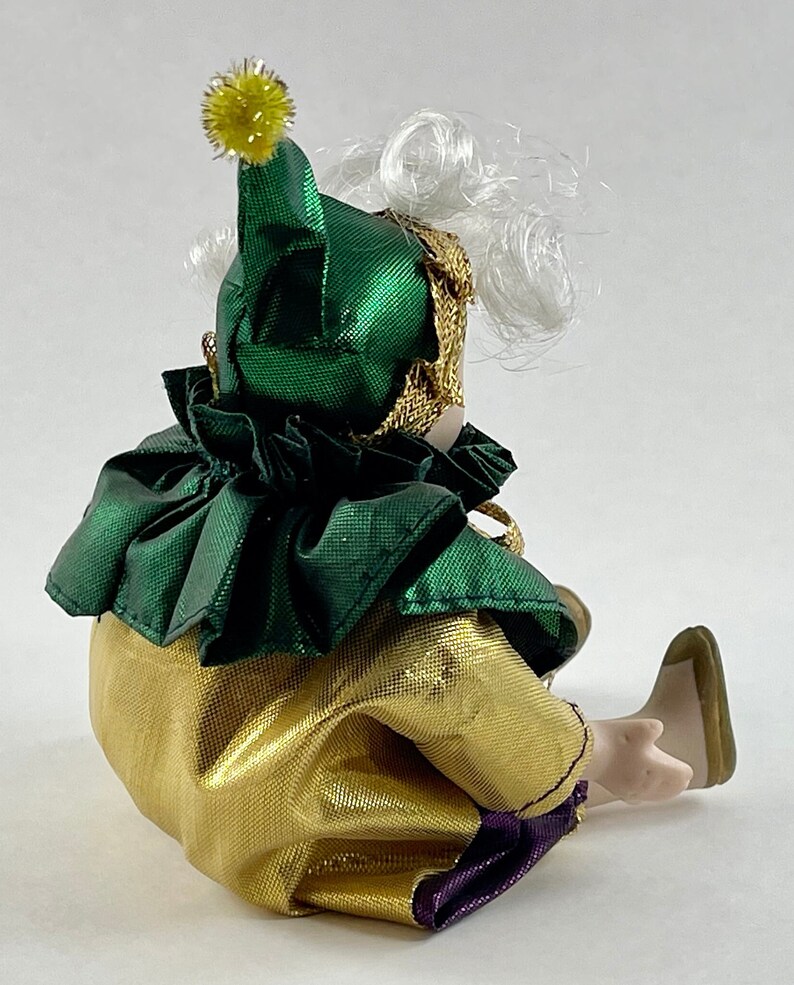 Vintage Small Bendable Wire Clown Doll With Ceramic Head - Etsy