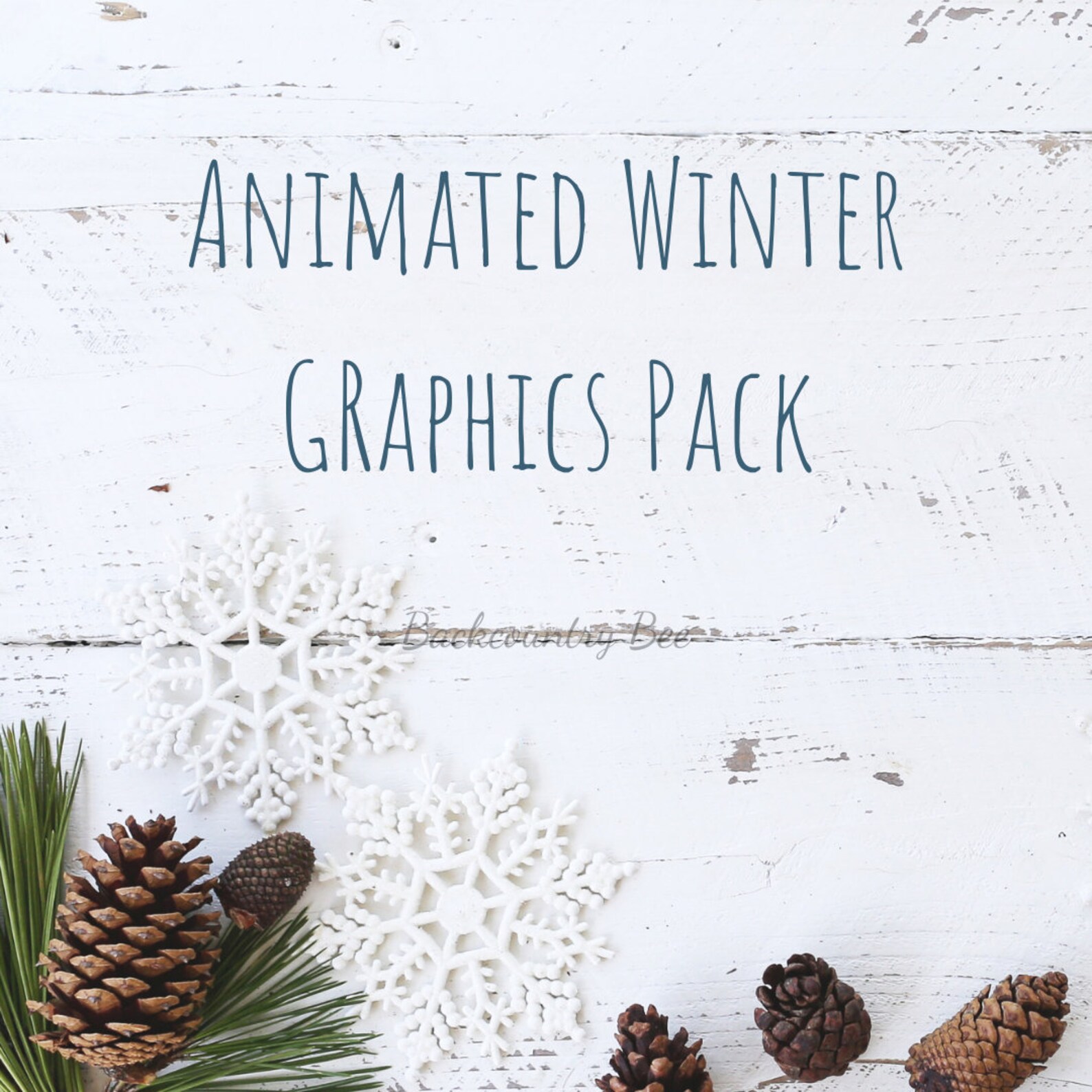 Animated Winter Graphics Pack - Etsy