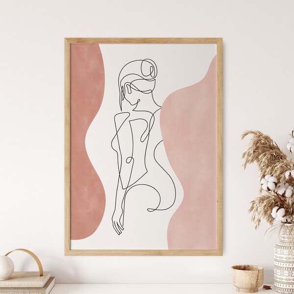 Female Body Line Art - Etsy
